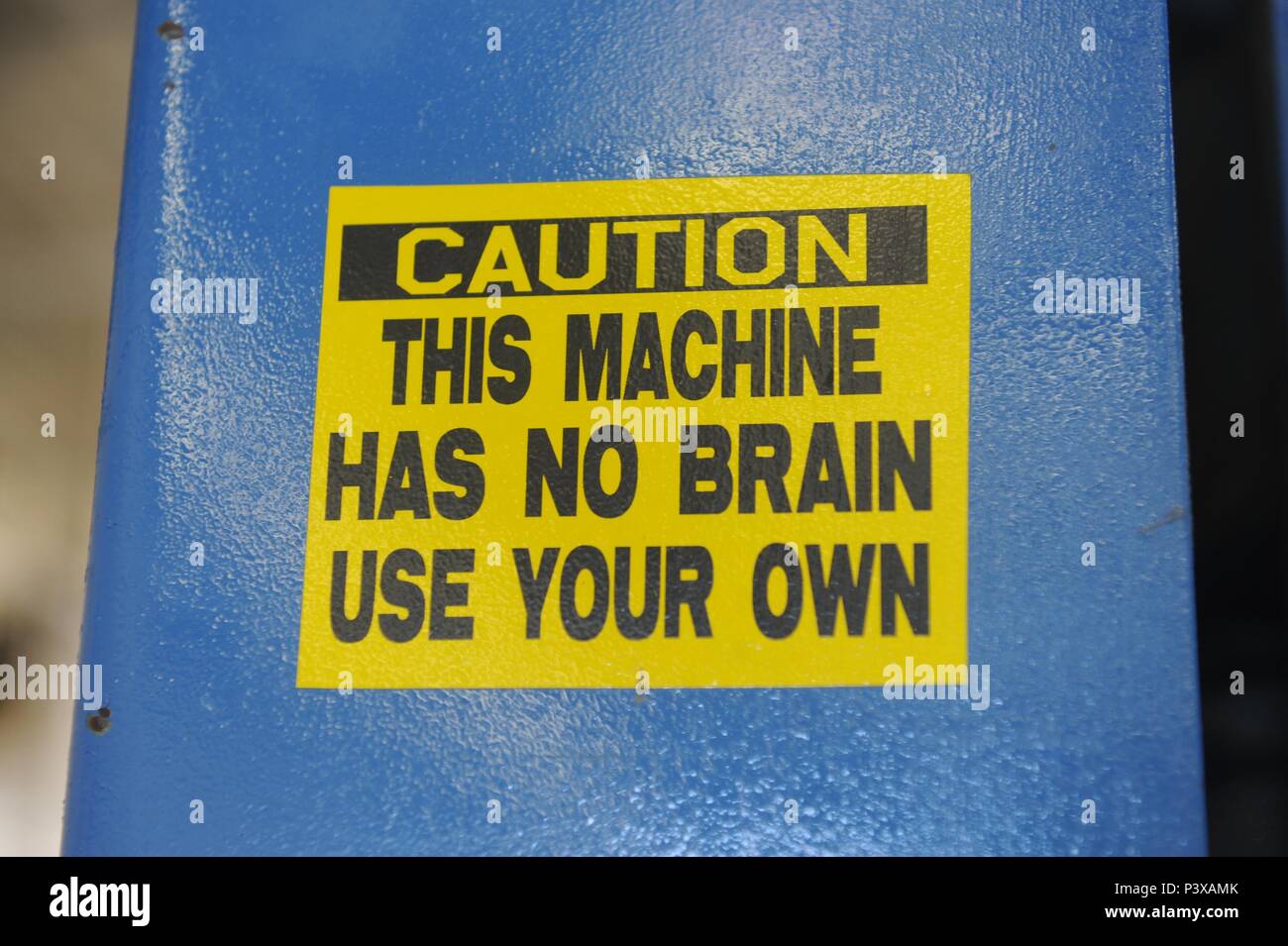 All of the heavy-duty machines in the sheet metal shop have safety ...