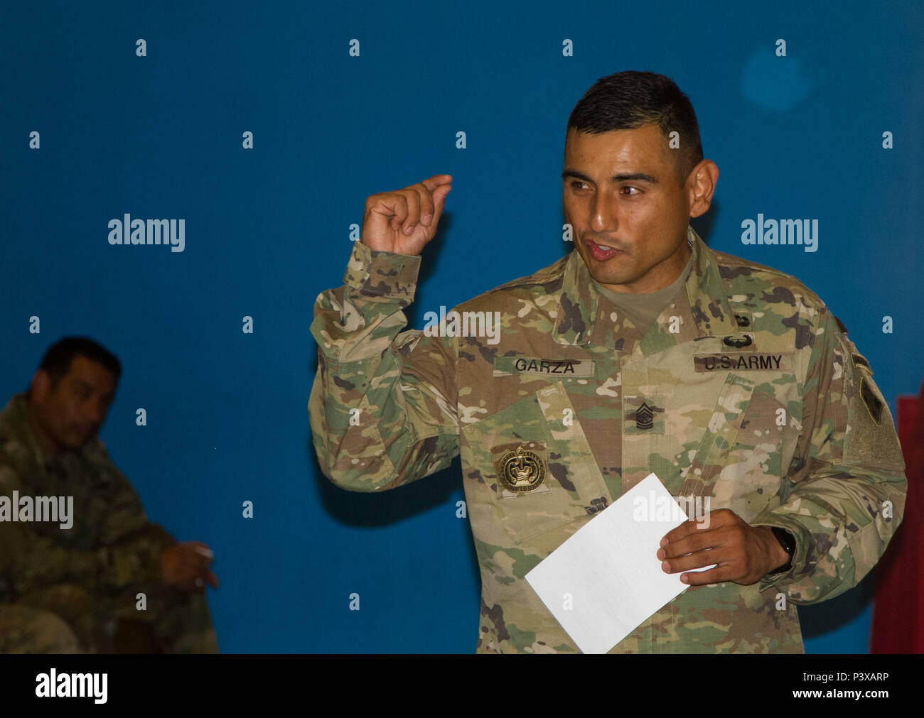 LOS ALAMITOS, CA. –Command Sgt. Maj. Jacinto Garza, senior enlisted ...