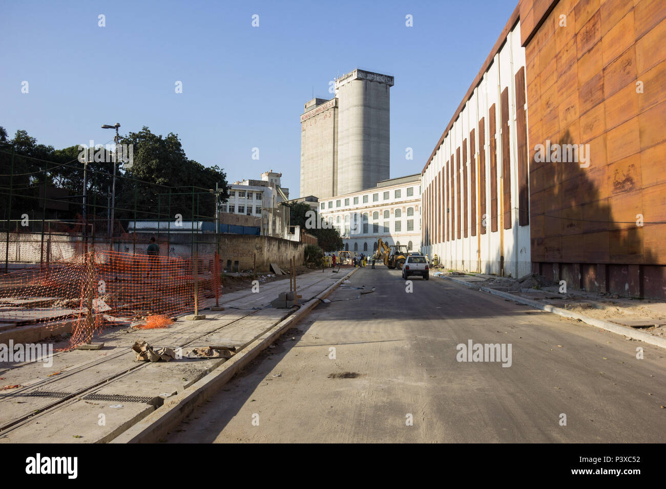 Vista do entorno do Moinho Fluminense, na região portuária da cidade do ...
