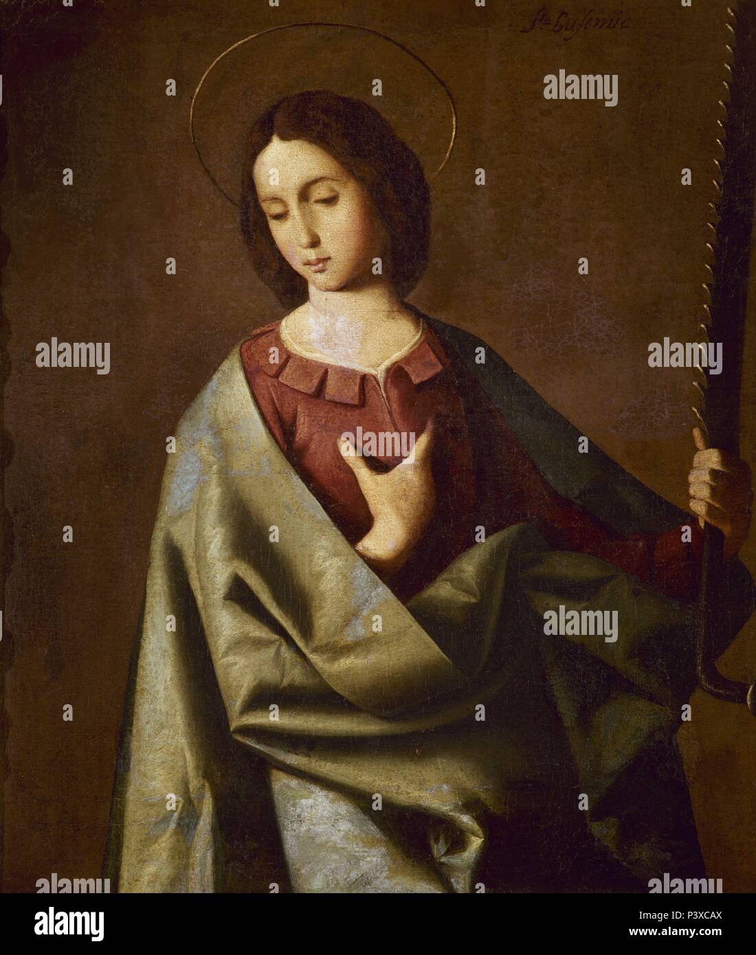 St. Euphemia - 1637 - oil on canvas - 83x73 cm - Spanish Baroque - NP ...