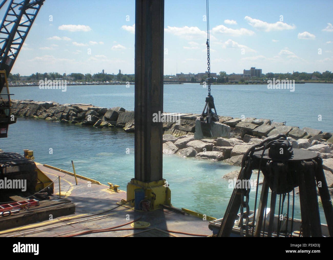 The U.S. Army Corps of Engineers completed a series of breakwater ...