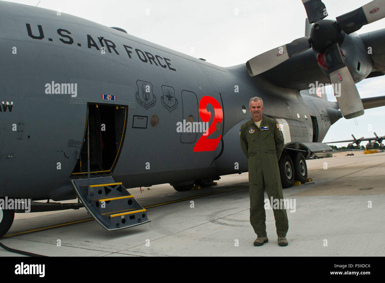 Air Force Lt. Col. Luke Thompson, with the Air Force Reserve Command's ...