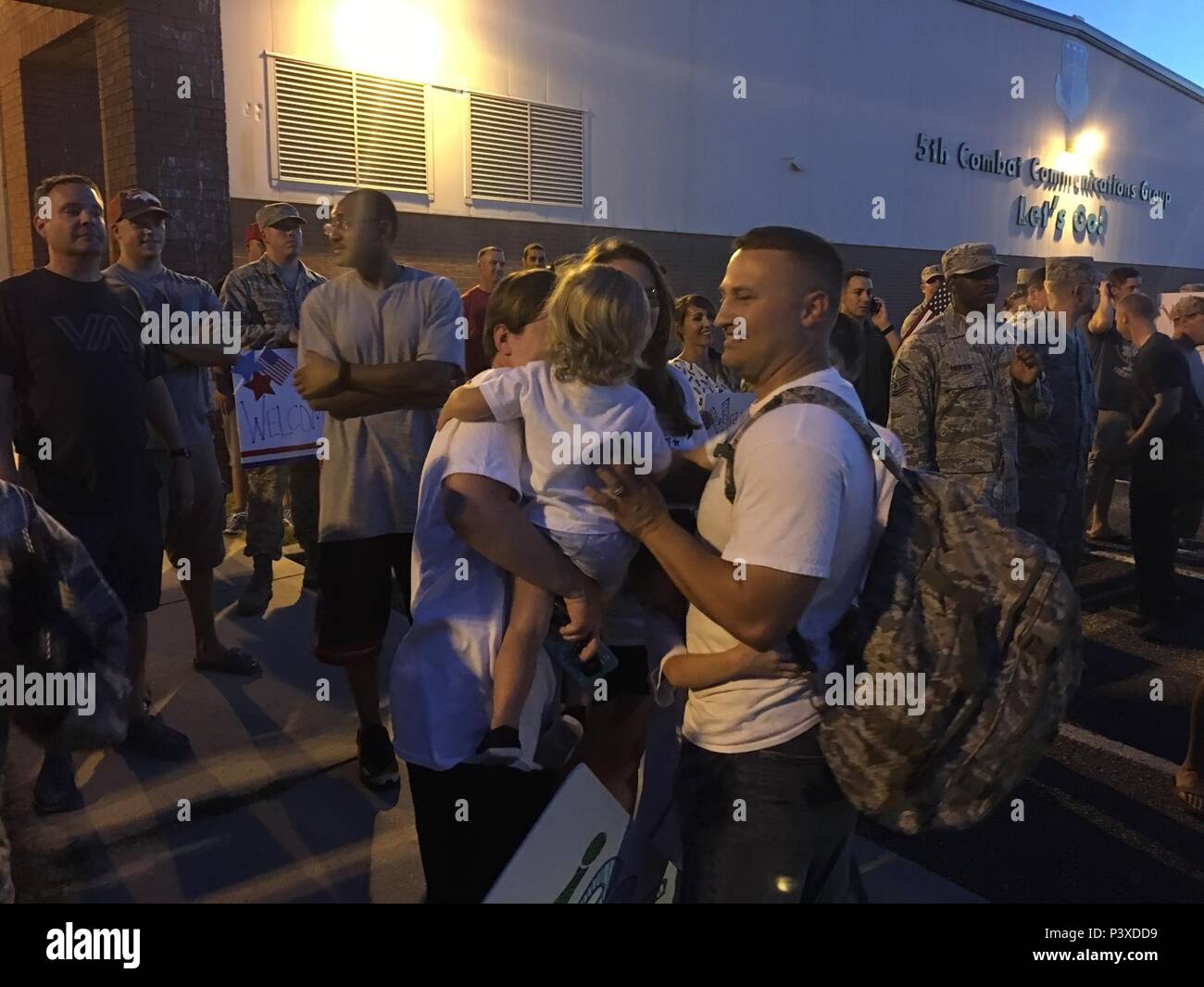 Twenty-five airmen from the 5th Combat Communications Group return home ...