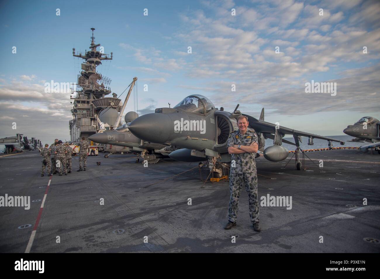 170723-N-YG104-093 CORAL SEA (July 23, 2017) Royal Australian Navy Capt ...