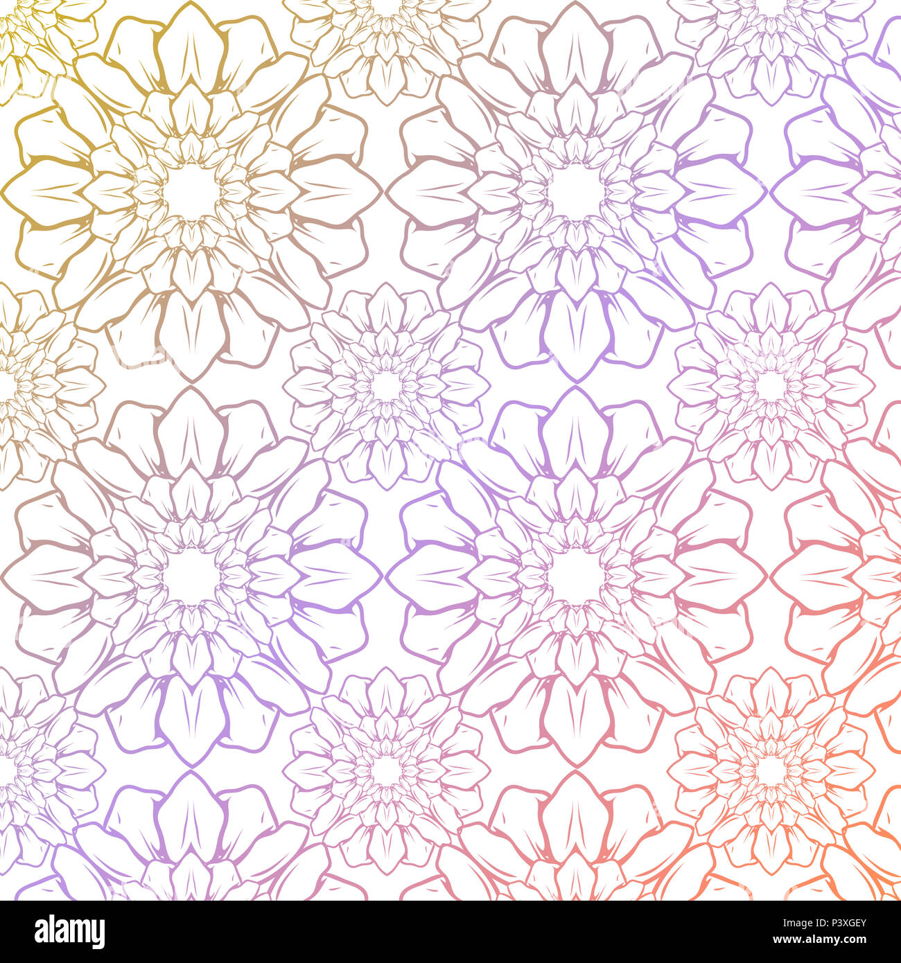 Floral pattern background with pastel colours Stock Photo - Alamy