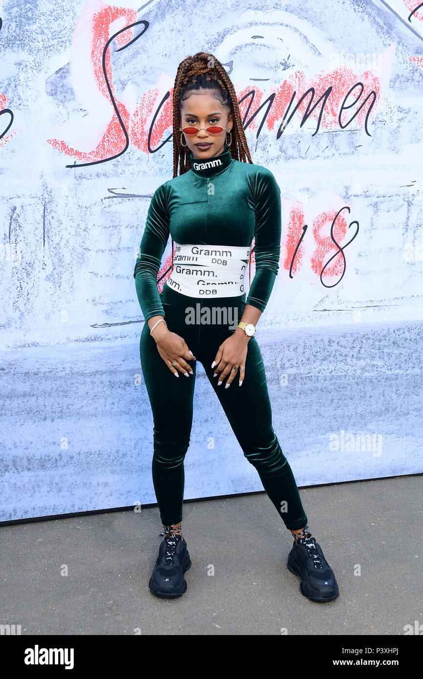 IAMDDB attending the Serpentine Summer Party 2018 held at the ...