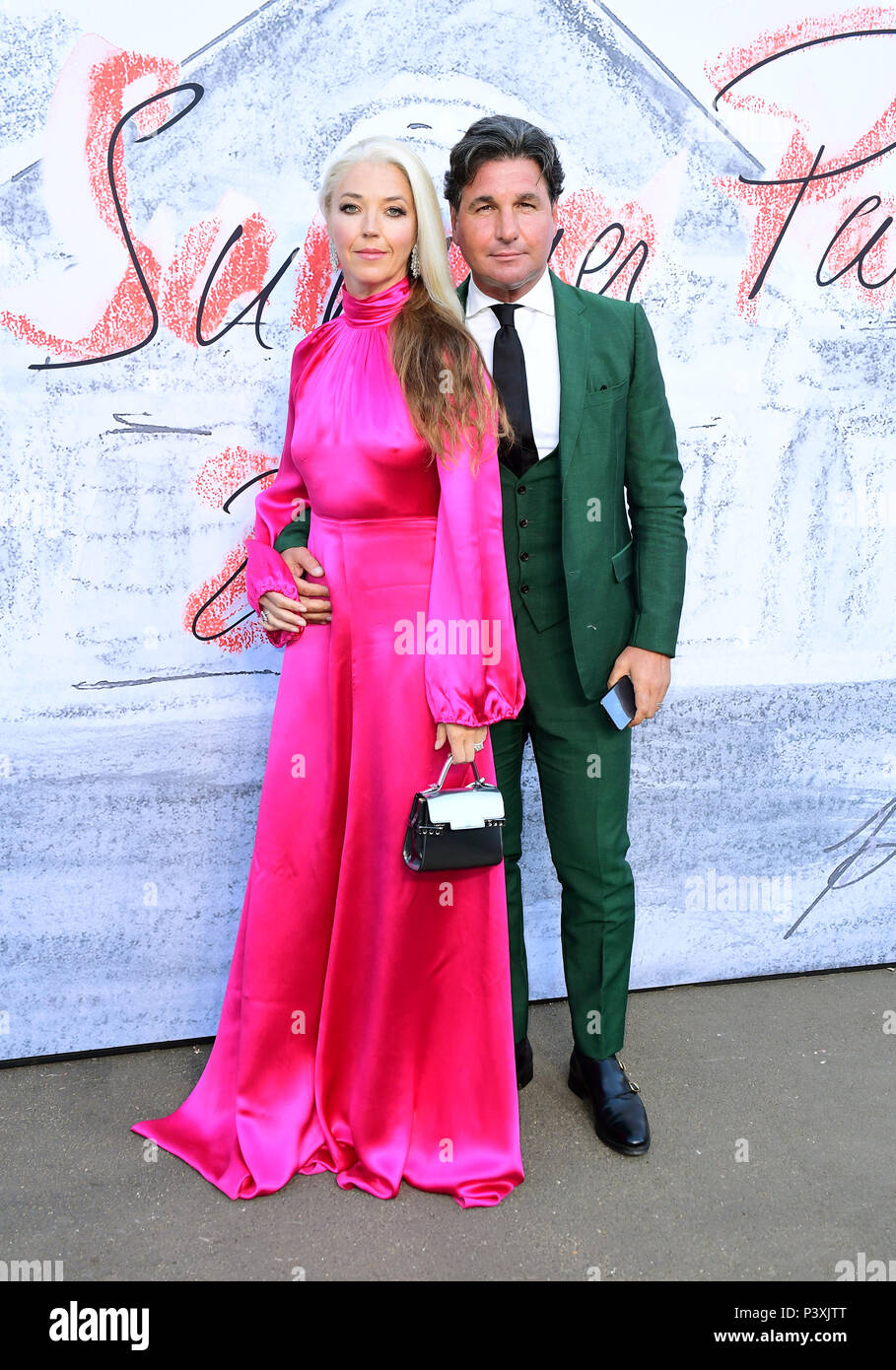 Tamara Beckwith and Giorgio Veroni attending the Serpentine Summer ...