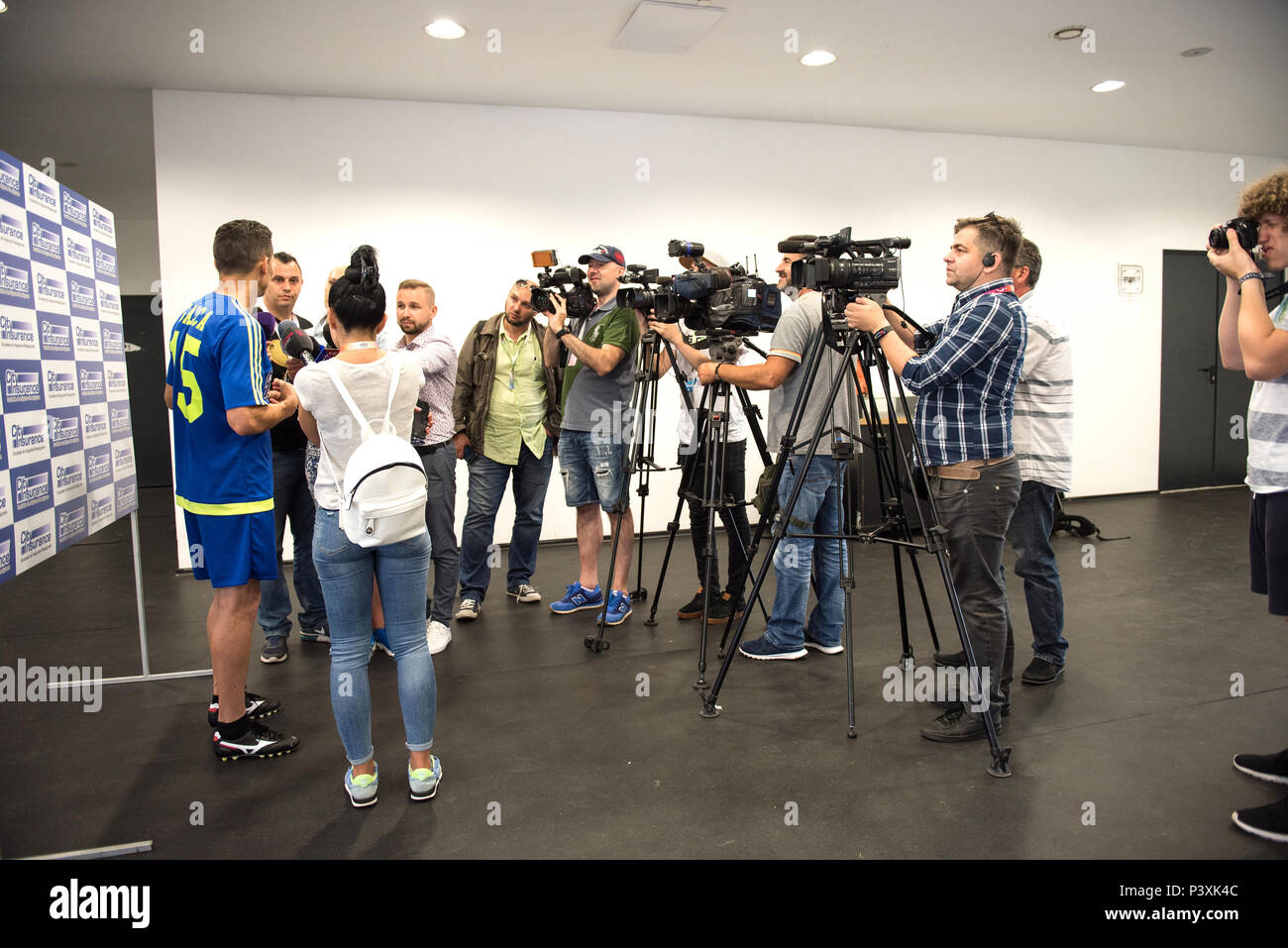 Soccer video recording hi-res stock photography and images - Alamy