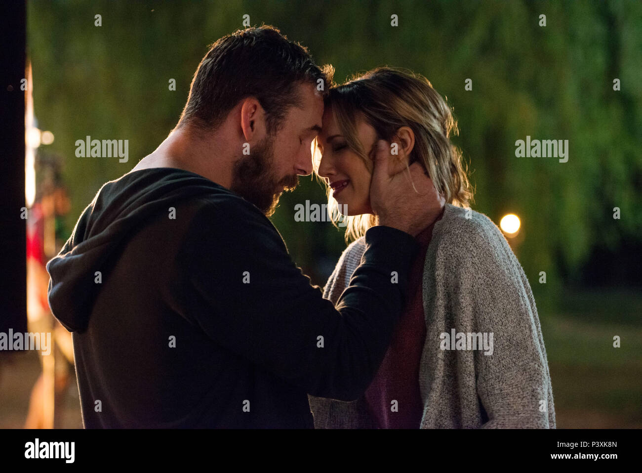 SIX, l-r: Barry Sloane, Brianne Davis in 'Ghosts' (Season 2, Episode 2 ...