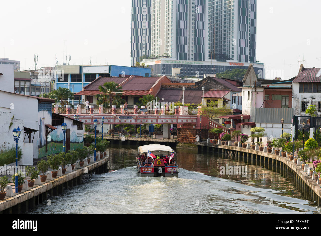 Mainland Chinese and Singaporean tourists visit the historic Malaysian ...