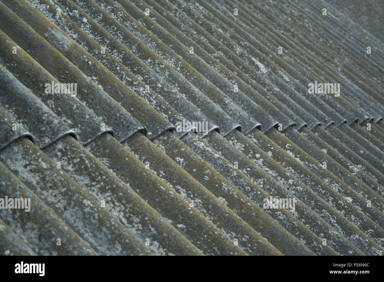 Old aged slate roof background. Rough slate with moss Stock Photo - Alamy