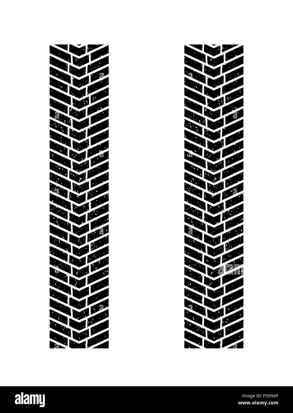 Tire truck simple vector design isolated on white Stock Vector Image ...