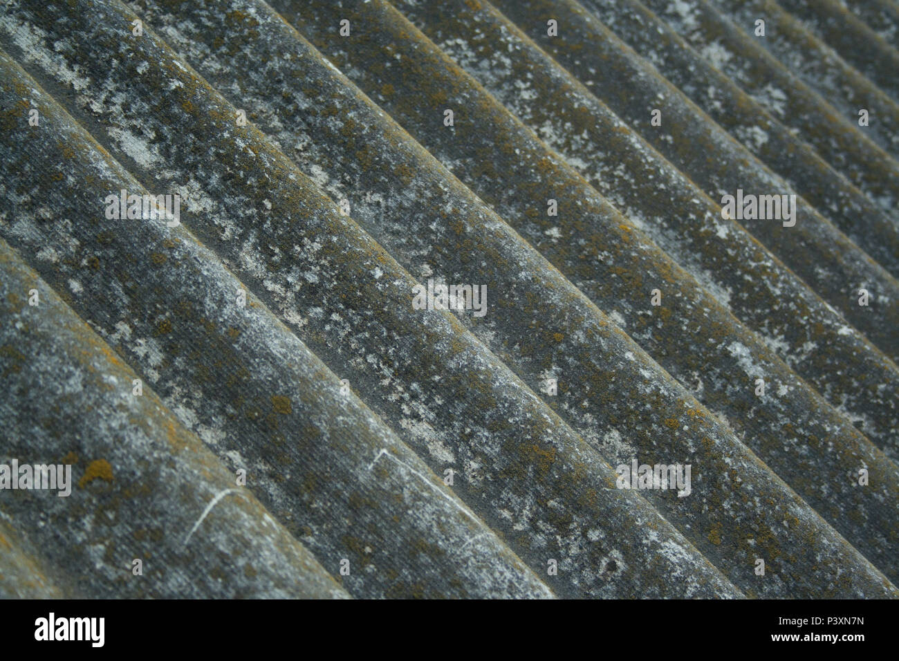 Old aged slate roof background. Rough slate with moss Stock Photo - Alamy