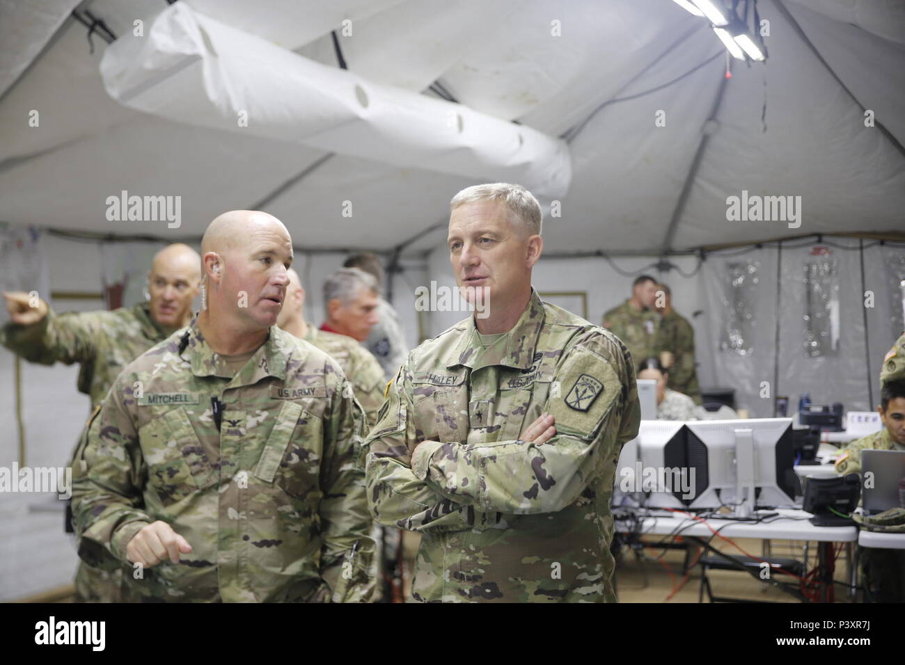 Brig. Gen. John Haley, commander, 593rd Expeditionary Sustainment ...
