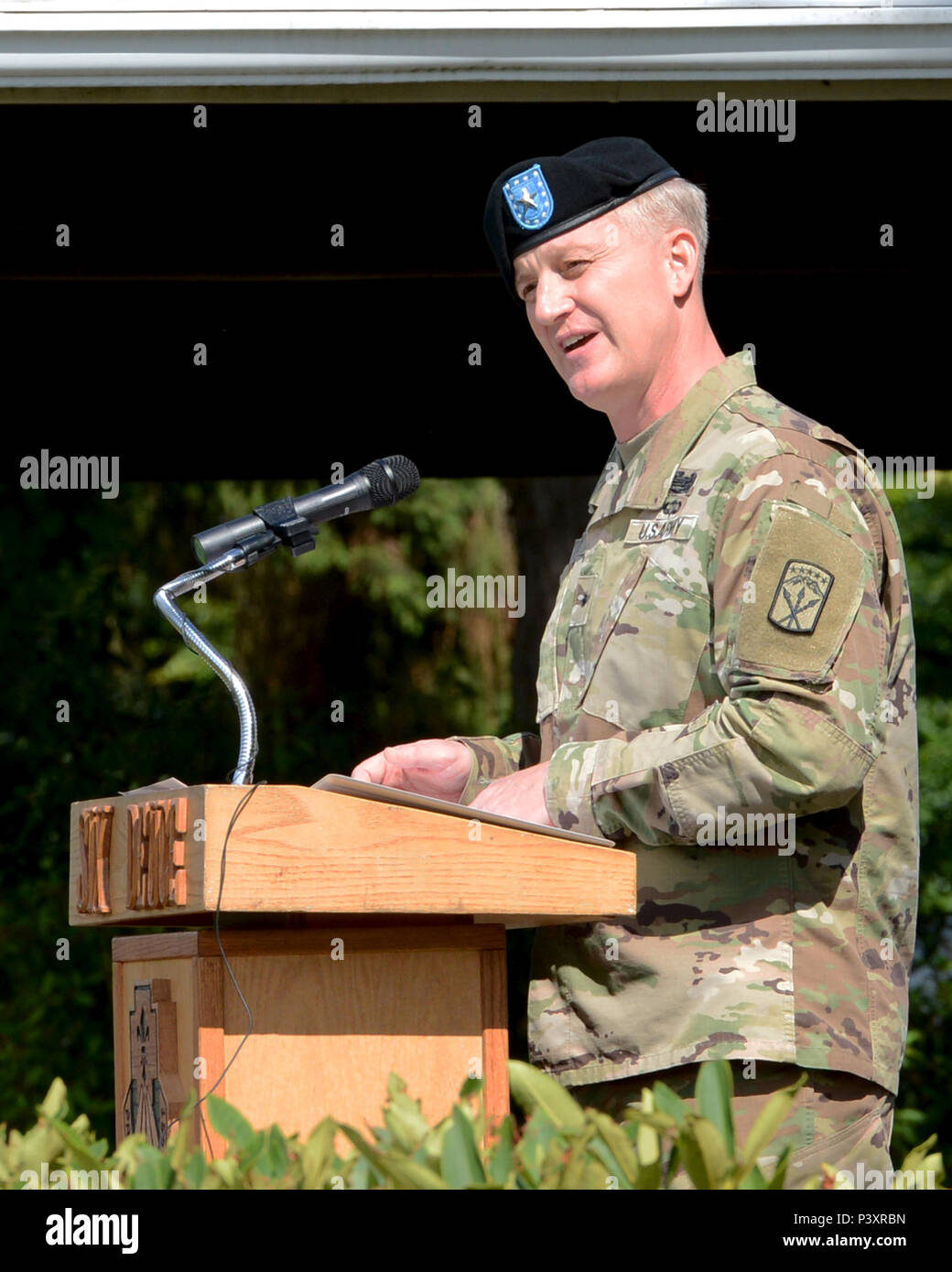 Reviewing Officer Brigadier General John F. Haley, Commanding General ...
