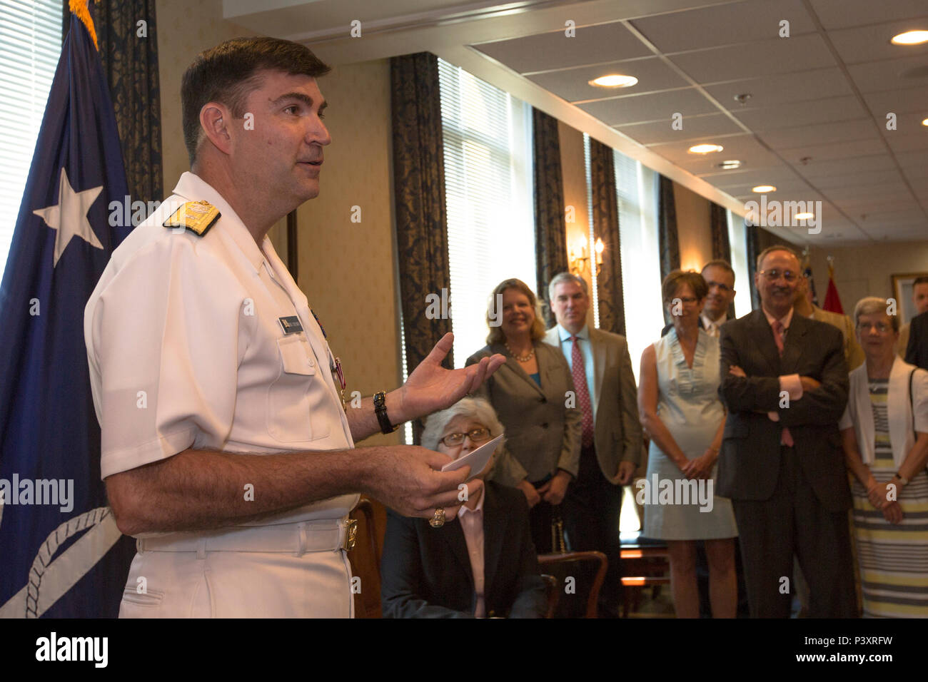 U.S. Navy Rear Adm. Brad Skillman, executive assisant to the Assistant ...