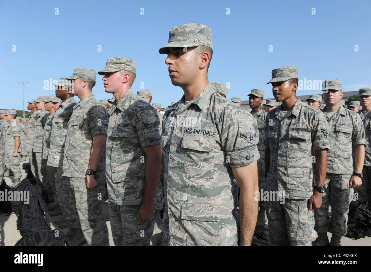 Airmen from the 81st Training Group stand in formation during the 81st ...