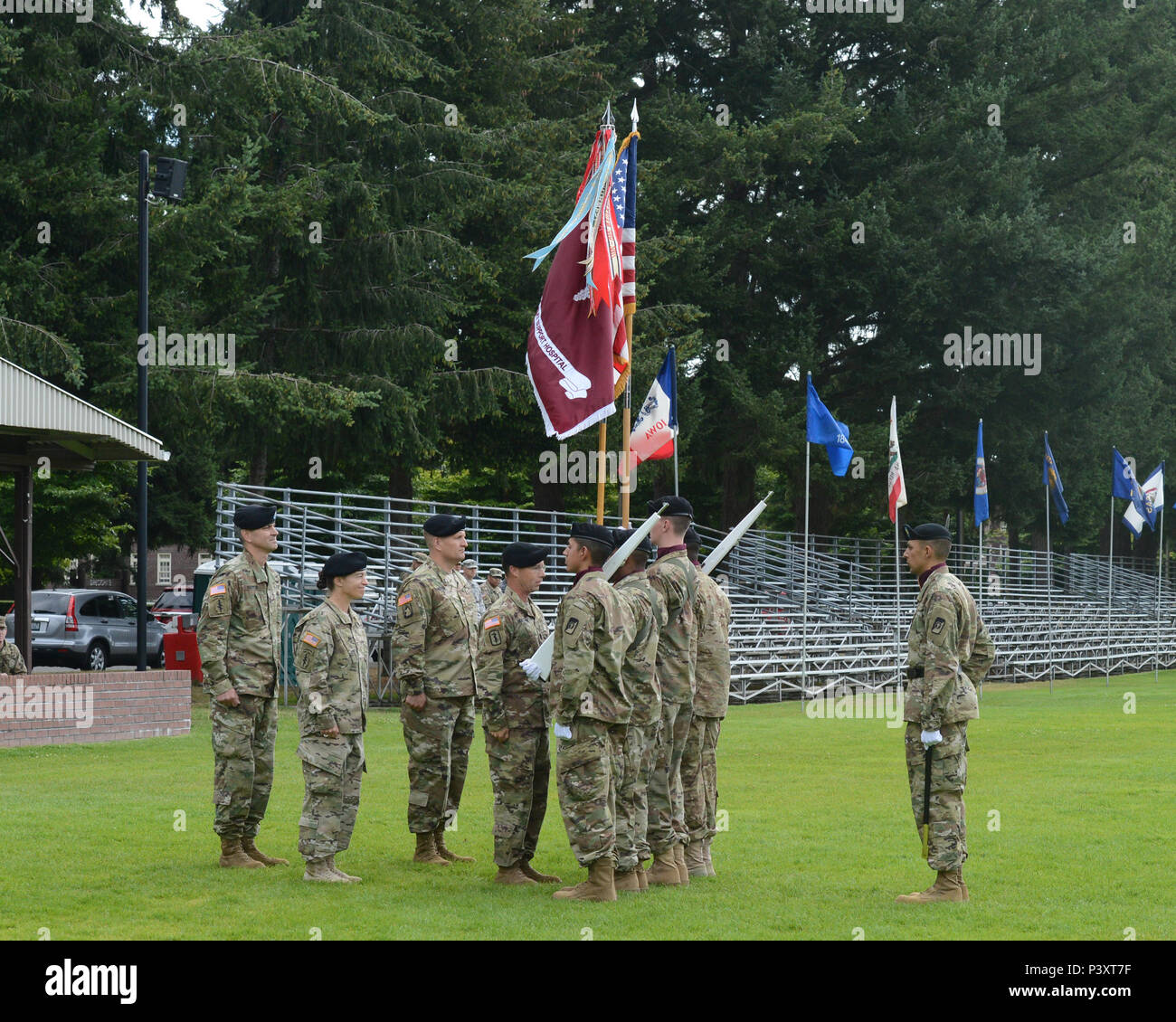 U.S. Army Change Of Command Ceremony for the 47th Combat Support ...