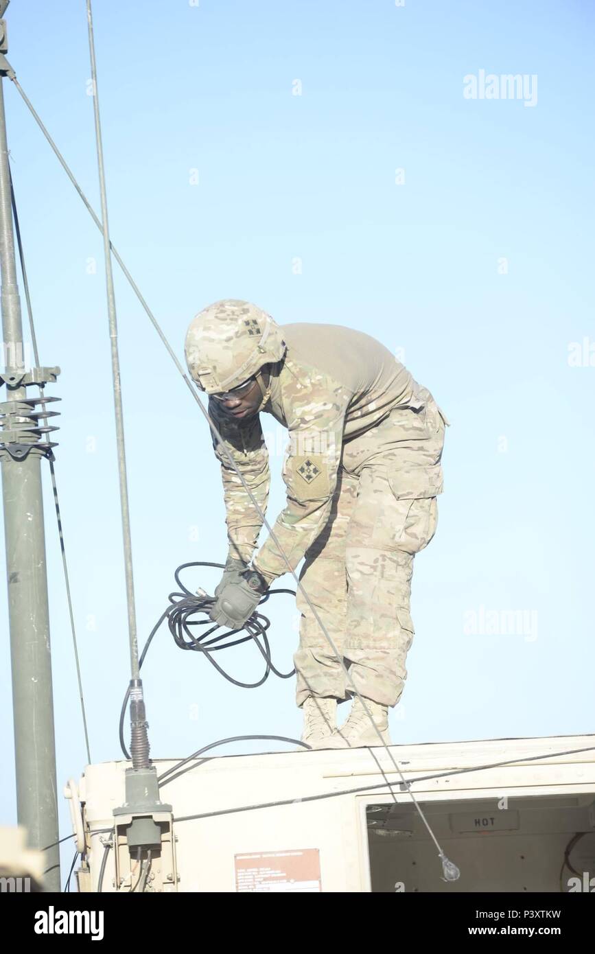 FORT CARSON, Colo. – Spc. Torey Jones, a signal support systems ...