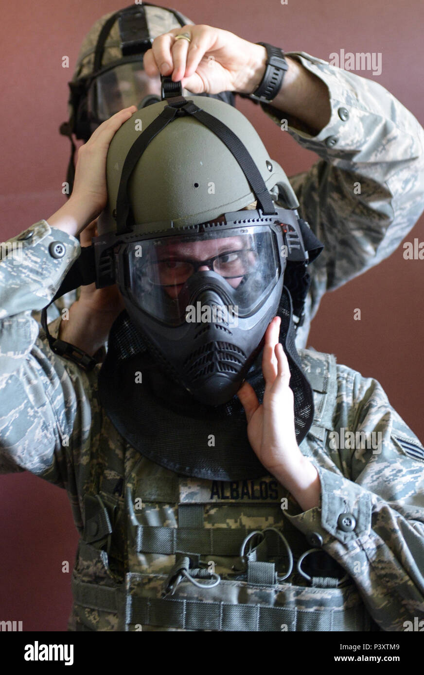 Master Sgt. Paul Stacey, 2nd Security Forces Squadron flight chief ...