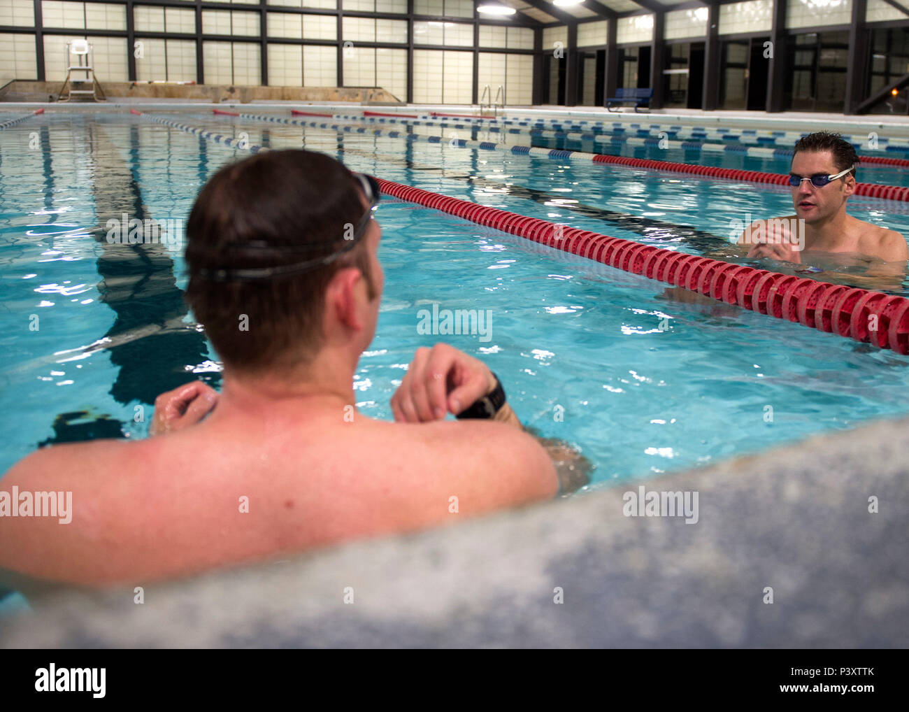 Majs. Casey Bowen (left) and Simon Ritchie, 59th Medical Operations ...