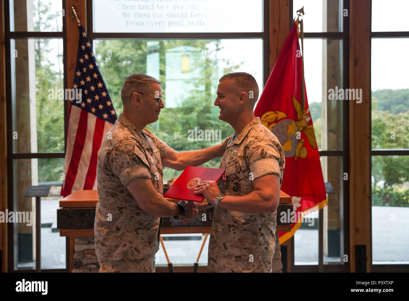 U.S. Marine Corps Brig. Gen. Christopher Mahoney, director of strategy ...