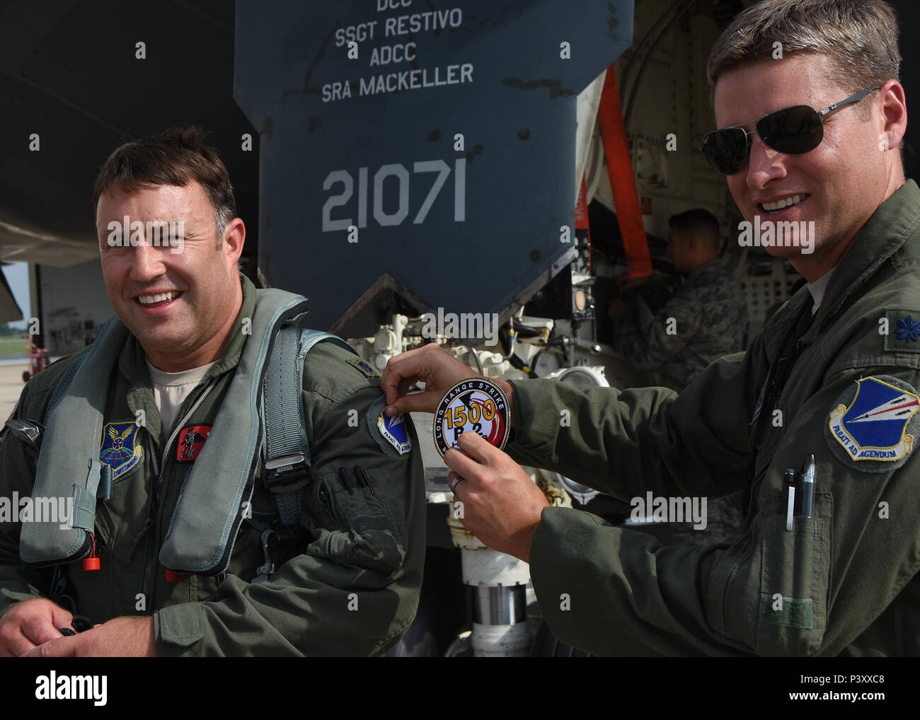 Lt. Col. Jared Kennish, 131st Operations Group commander, Missouri Air ...