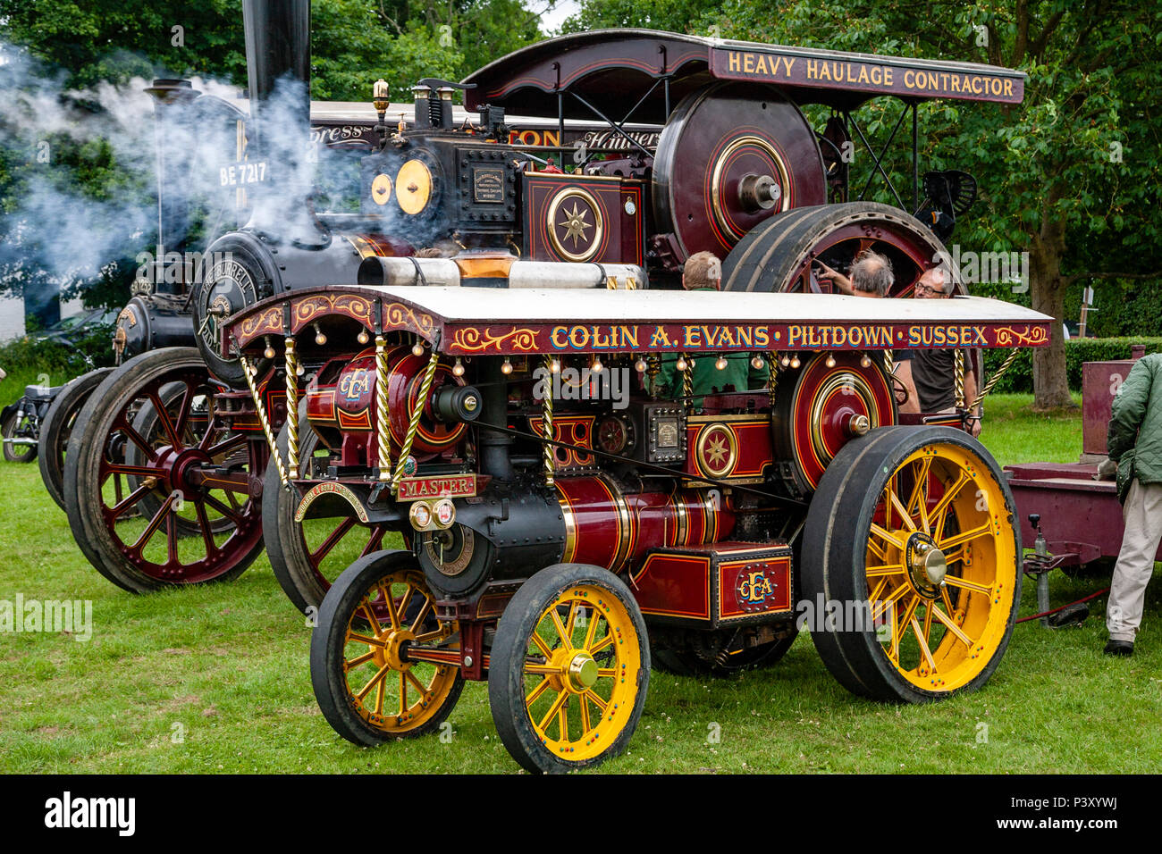 Traditional Steam Engines On Display At The Annual High Hurstwood ...