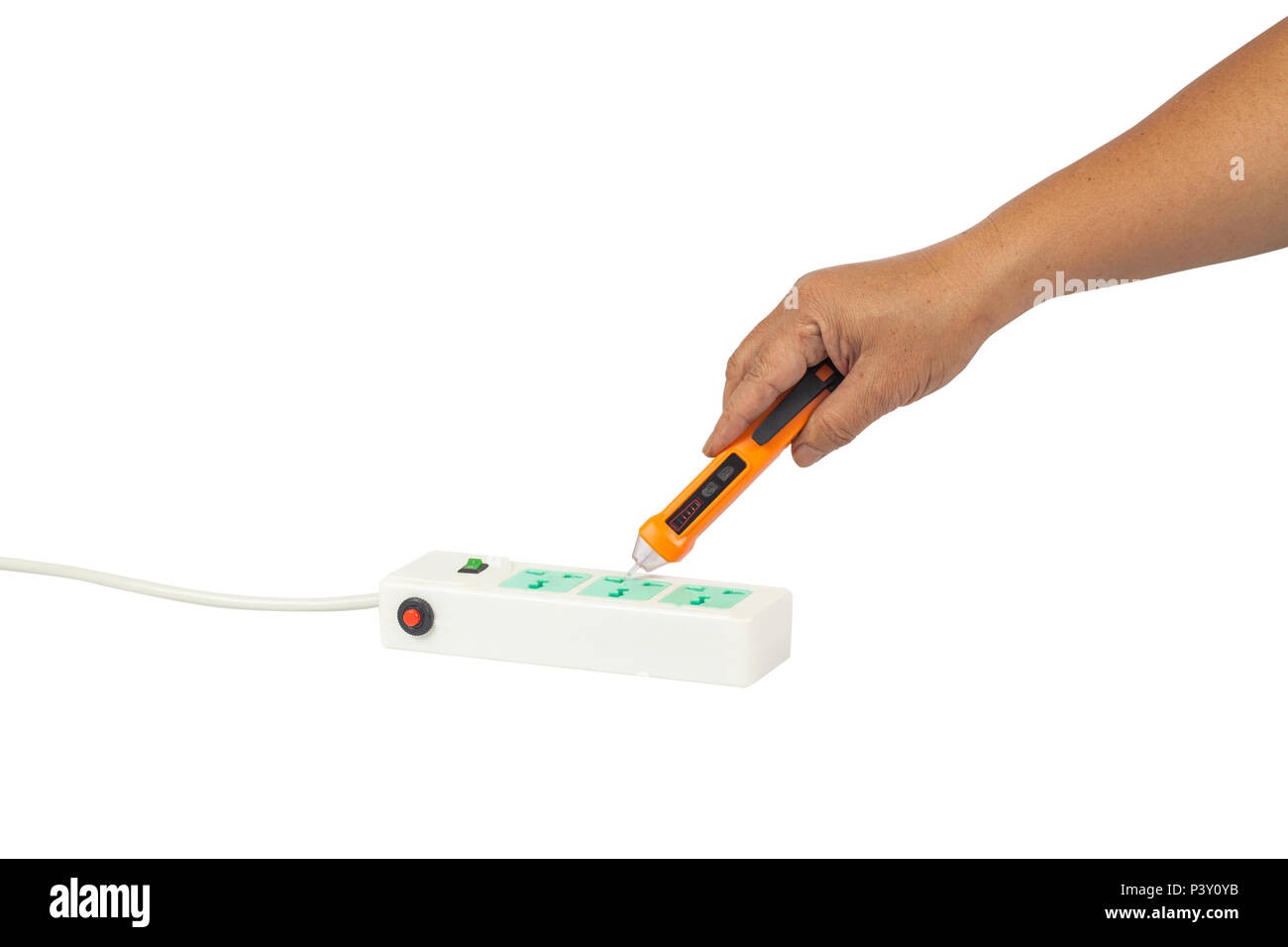 Hand hold Sensitivity range volt alert pen for protection electricity ...