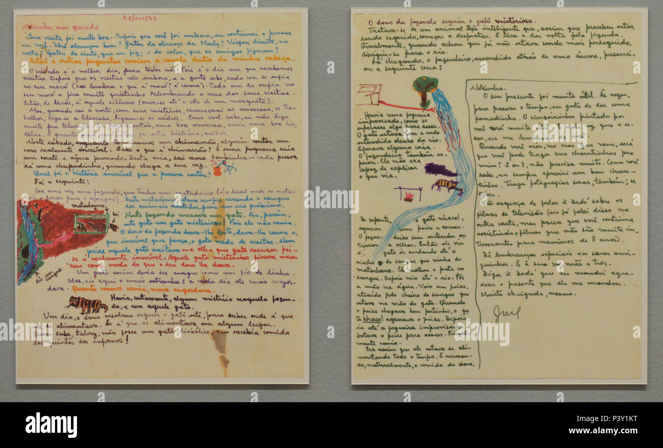 Carta de Joel Rufino para o filho, Nelson, 28/08/1973 (facsimile) na ...