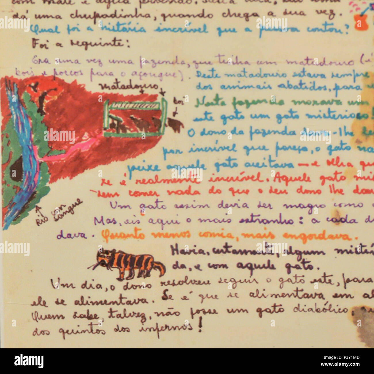 Carta de Joel Rufino para o filho, Nelson, 28/08/1973 (facsimile) na ...