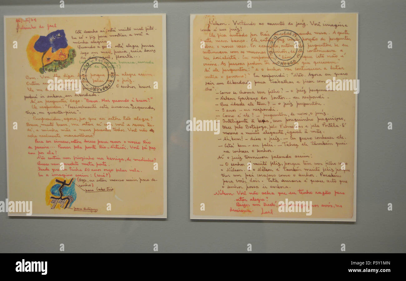 Carta de Joel Rufino para o filho, Nelson, 28/08/1973 (facsimile) na ...