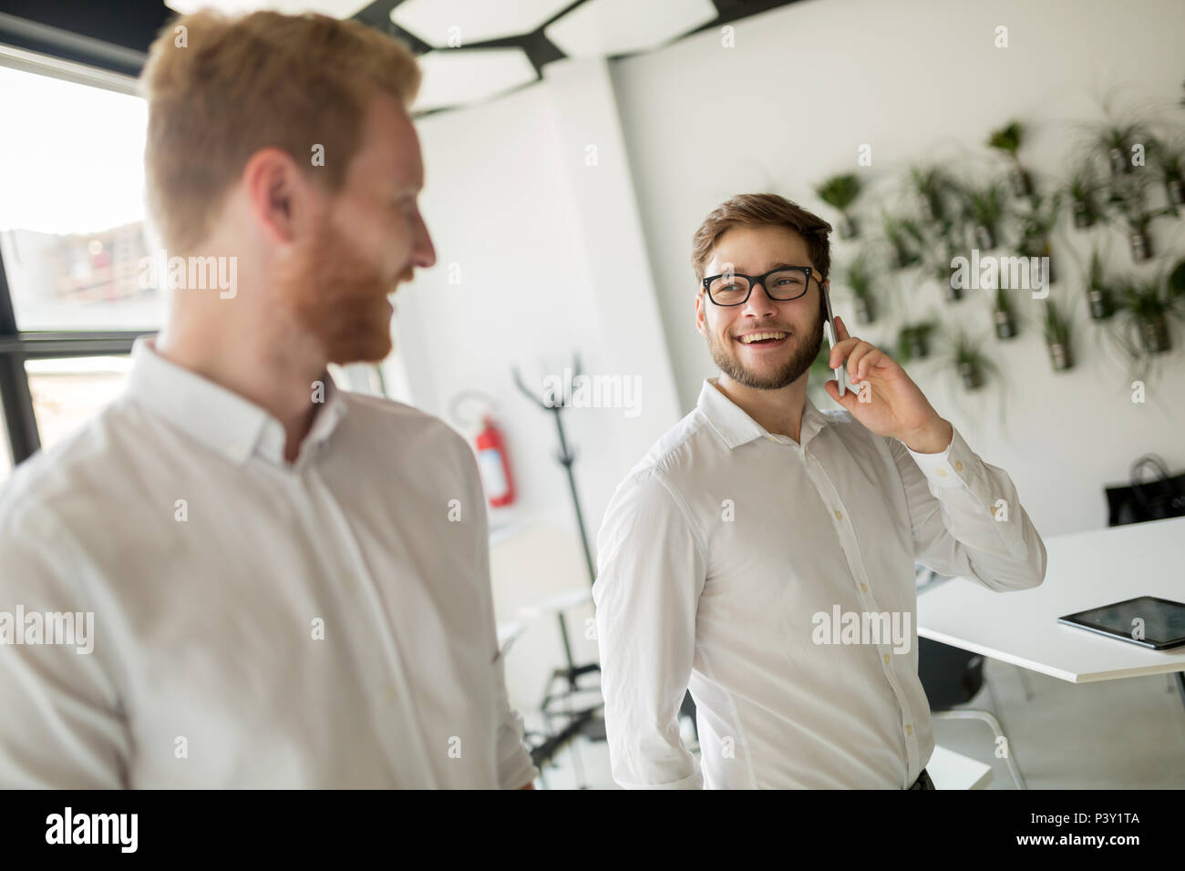 Business people taking a coffee break Stock Photo - Alamy