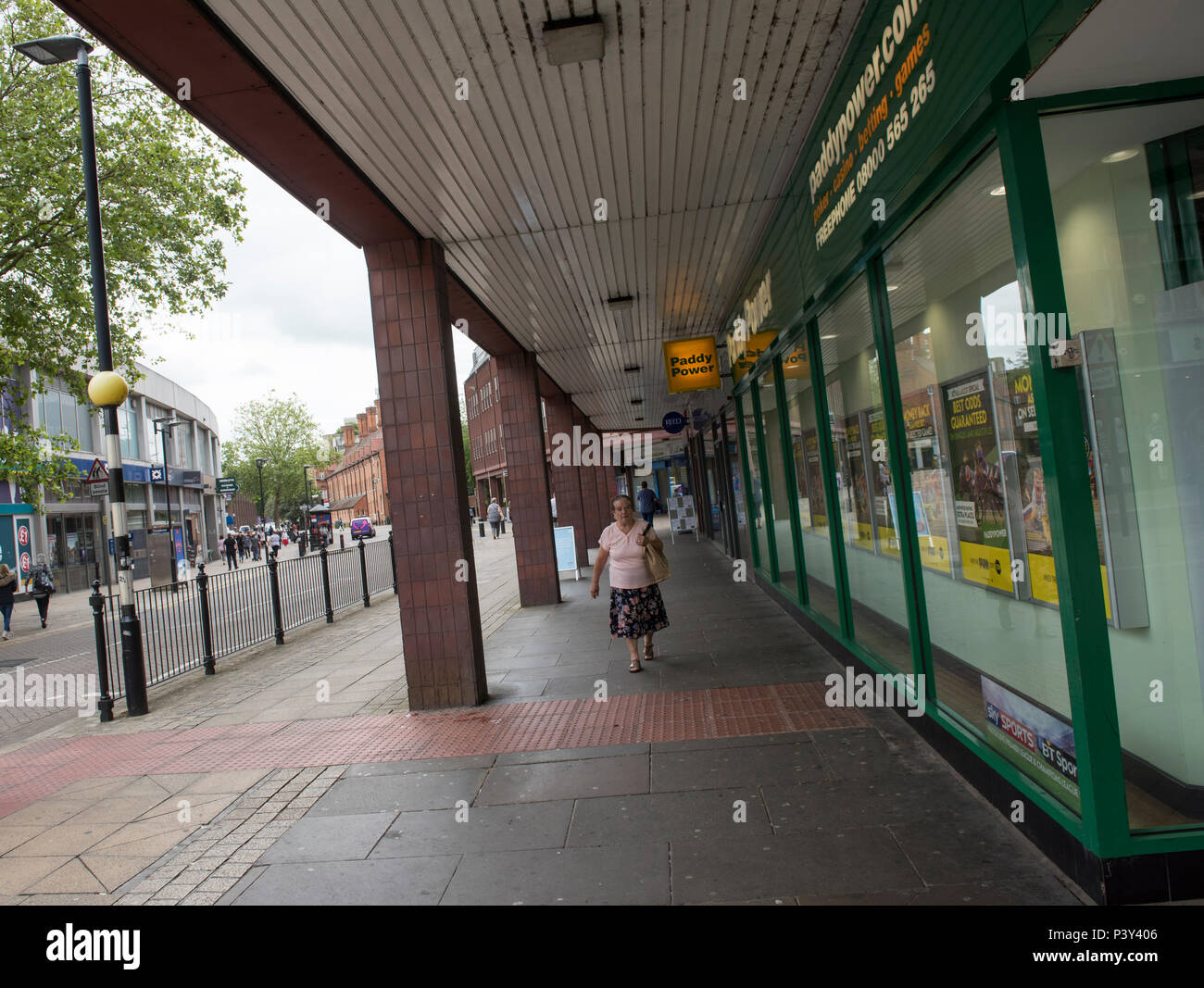 The Shopping Centre in Peterborough, Cambridgeshire England UK Stock ...