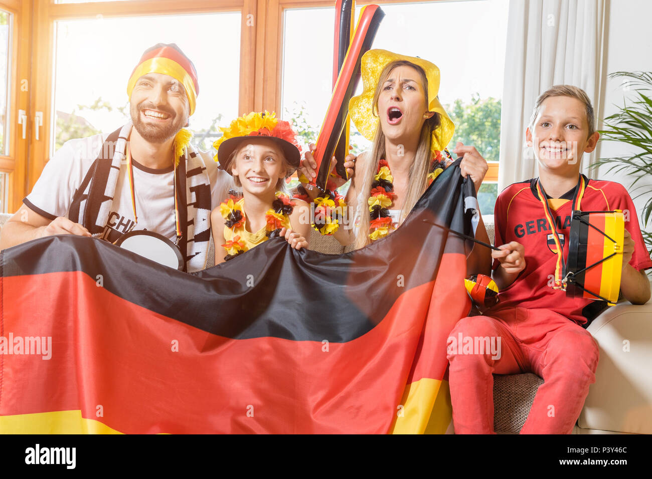 Parents cheering soccer hi-res stock photography and images - Alamy