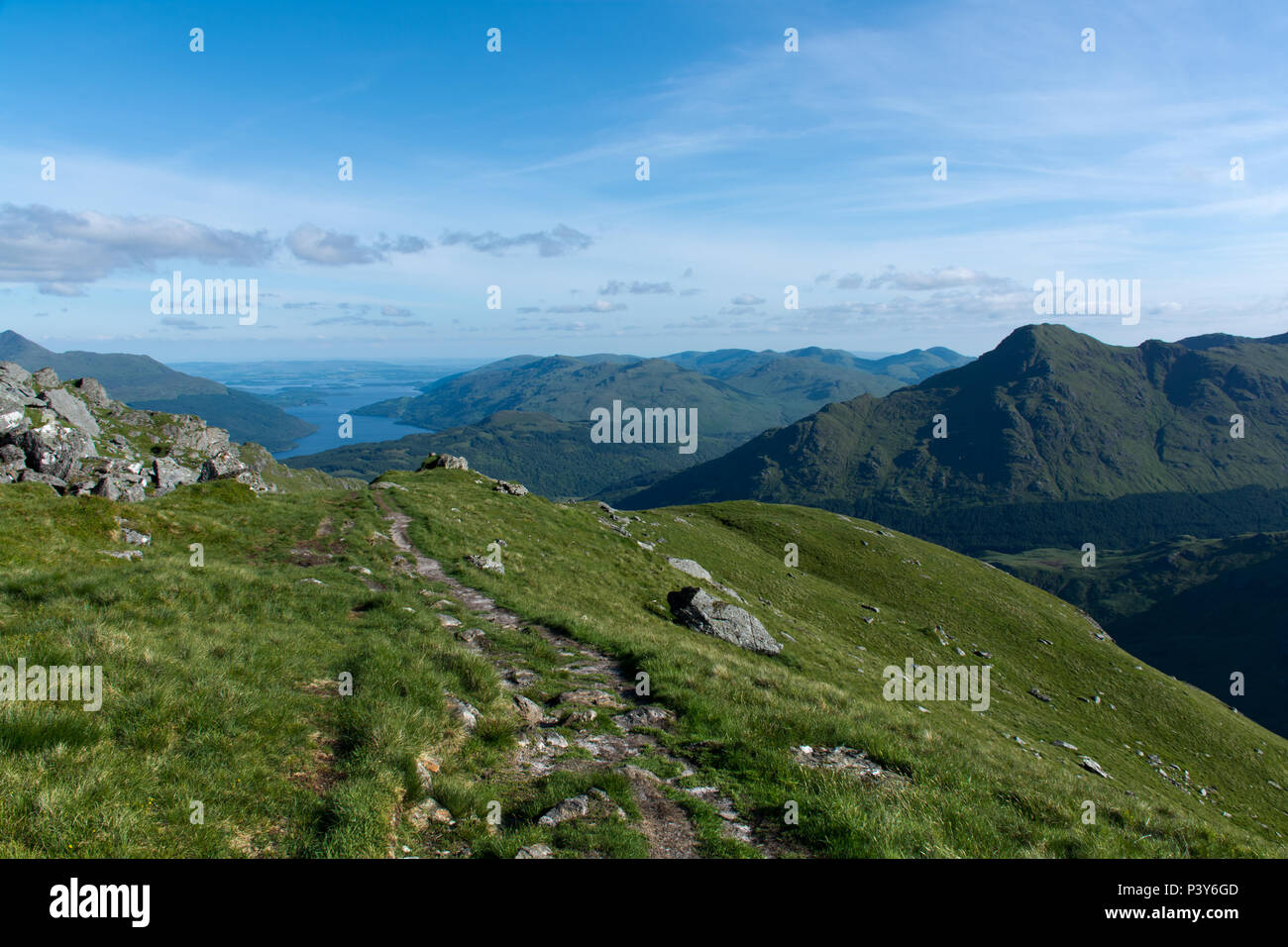 View of Loch Lomond from Ben Vorlich, United Kingdom Stock Photo - Alamy