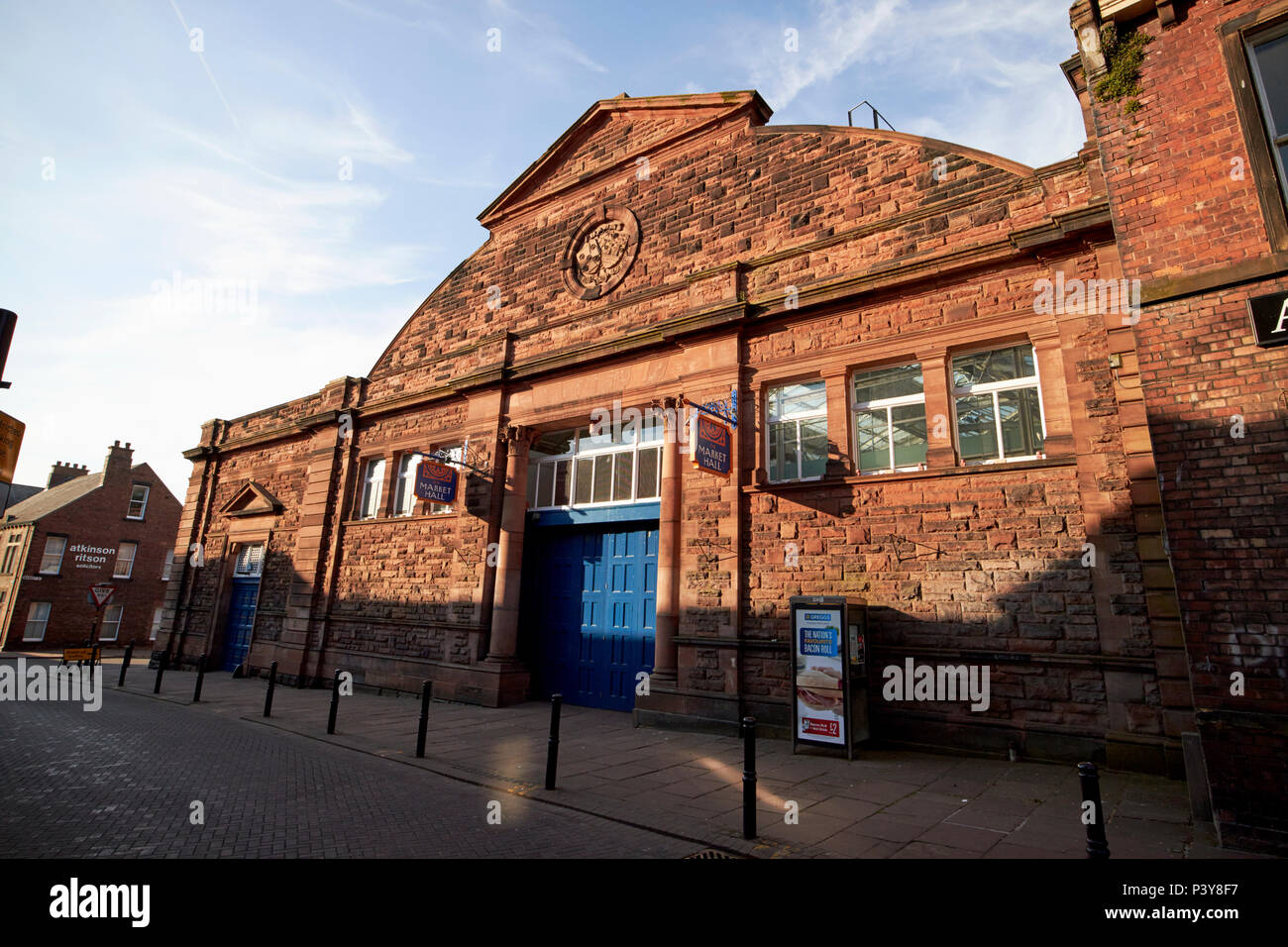 The market hall building Carlisle Cumbria England UK Stock Photo - Alamy