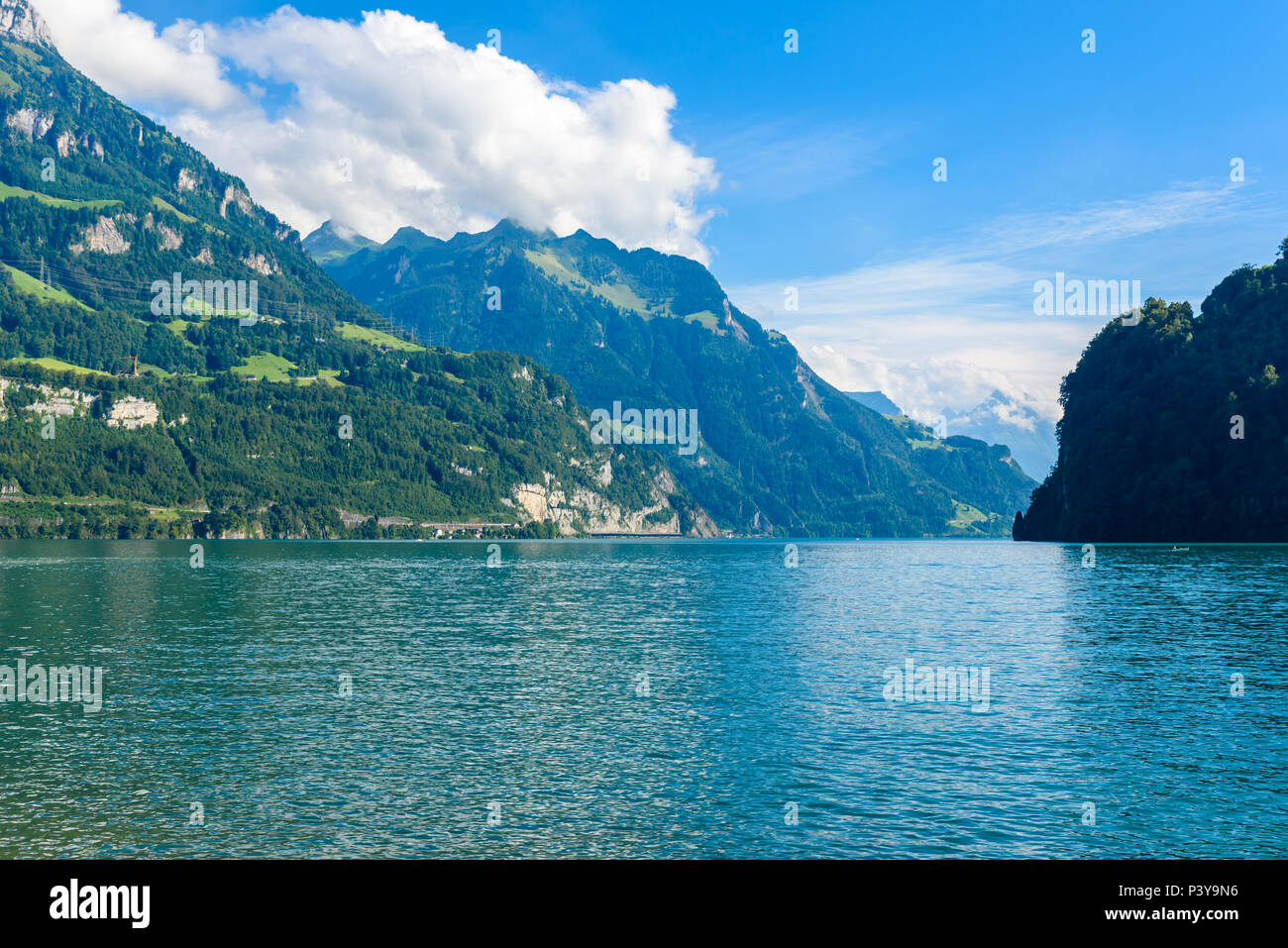 Lake lucerne switzerland brunnen hi-res stock photography and images ...
