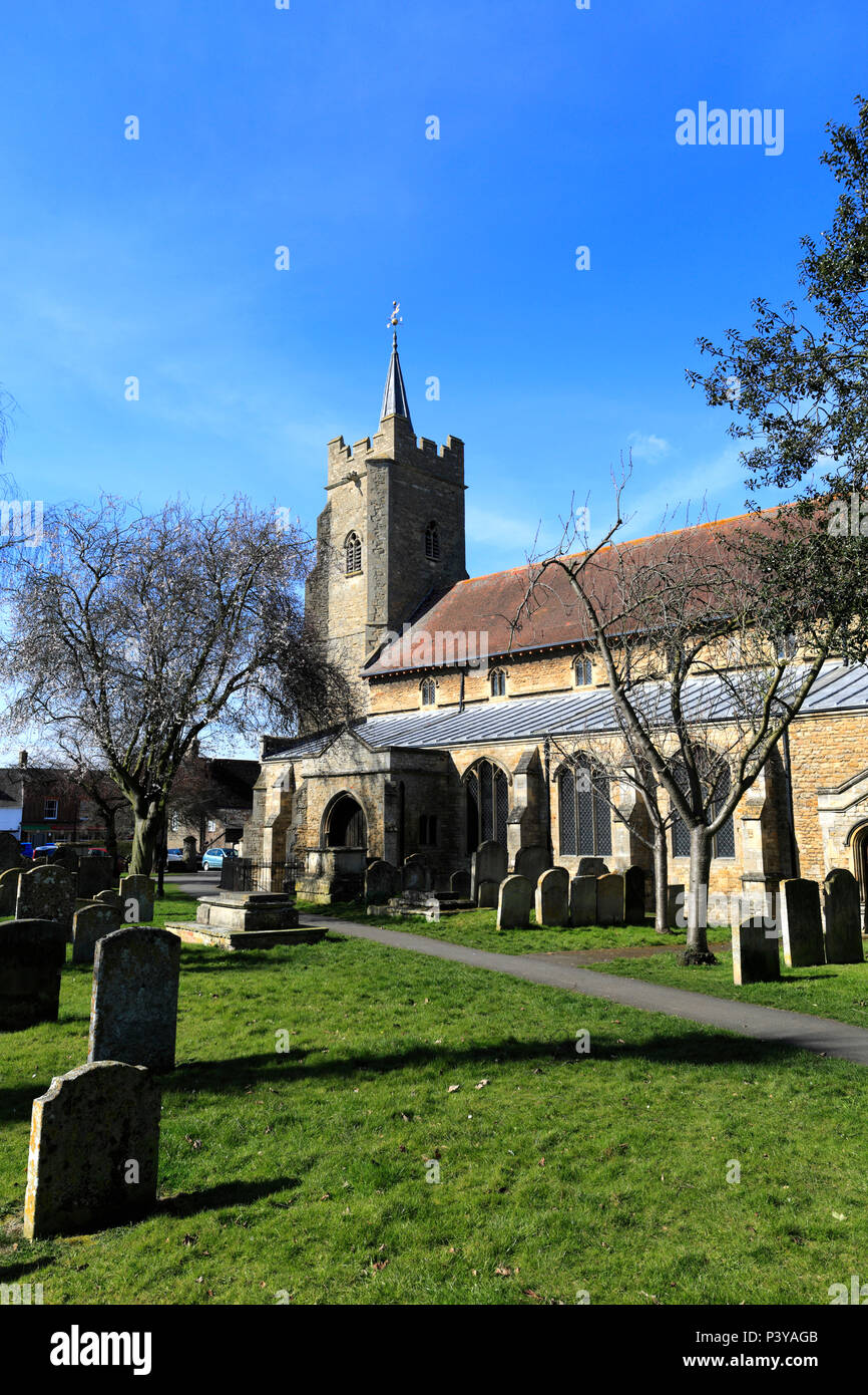 St Peters church, Chatteris town, Cambridgeshire, England, UK Stock ...