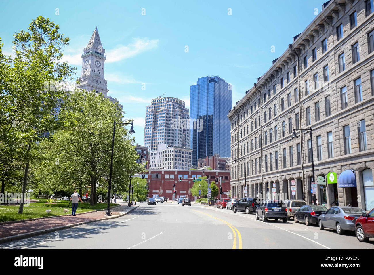 Vista da Cidade Boston Massachusetts Stock Photo - Alamy