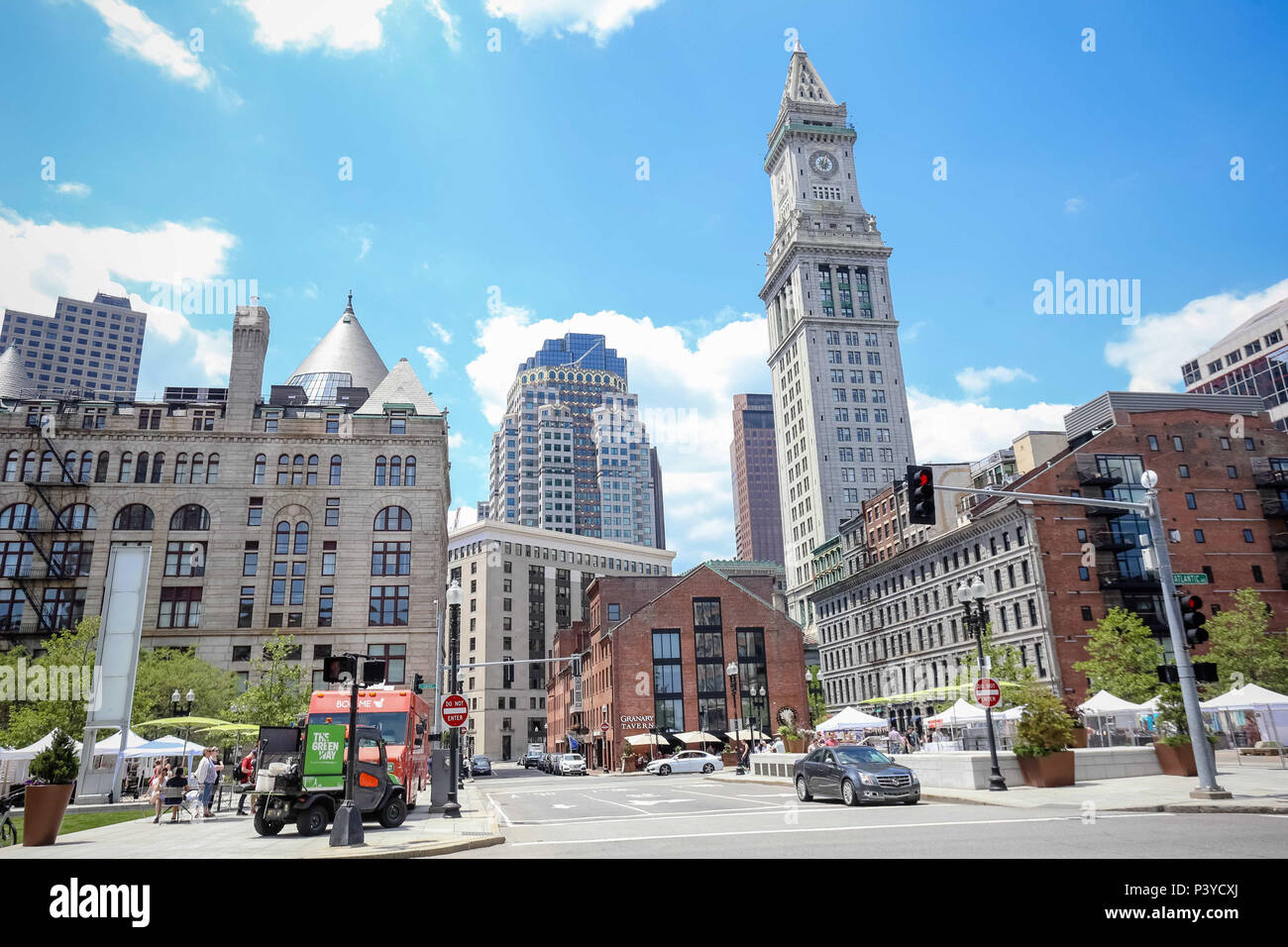 Vista da Cidade Boston Massachusetts Stock Photo - Alamy