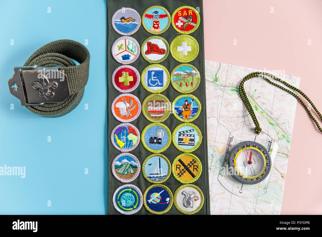 Boy scout badge hi-res stock photography and images - Alamy