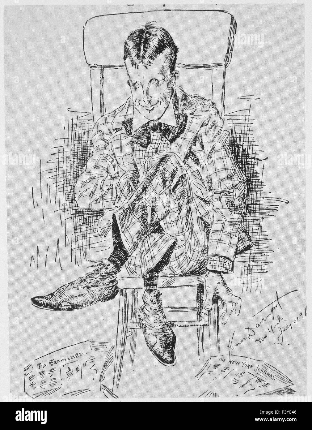 CARICATURA-WILLIAM RANDOLPH HEARST-DEL NEW YORK JOURNAL-1896. Author ...