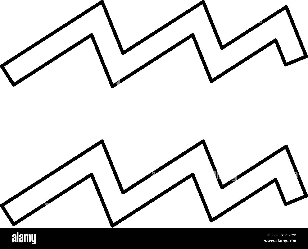 Aquarius symbol hi-res stock photography and images - Alamy