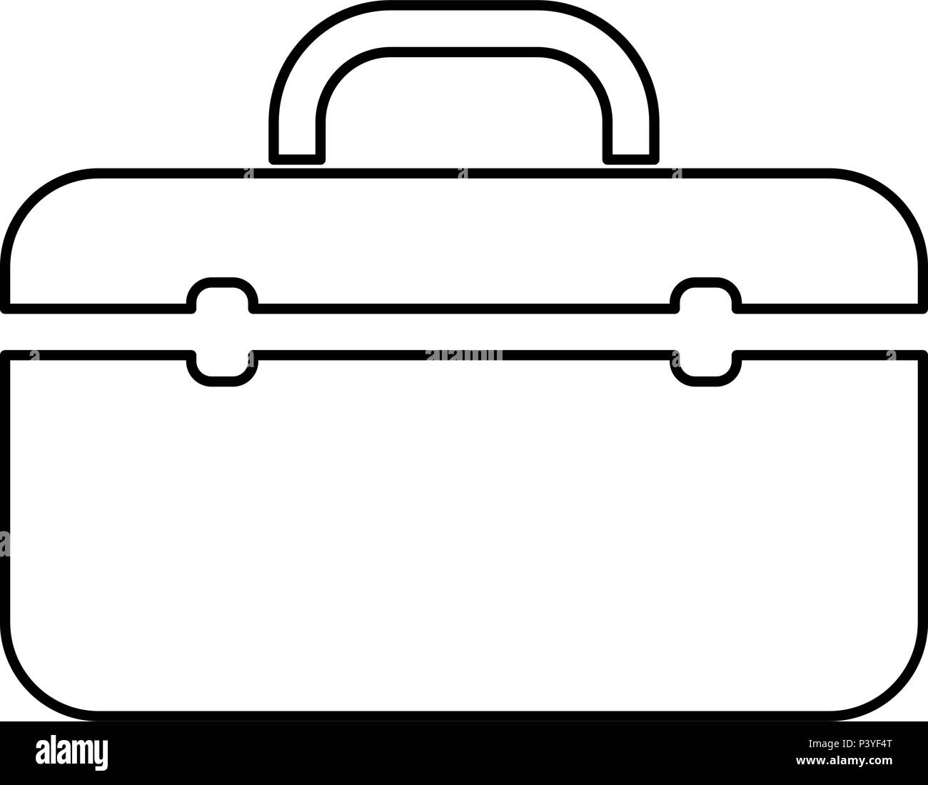 Tool Box Clipart Black And White