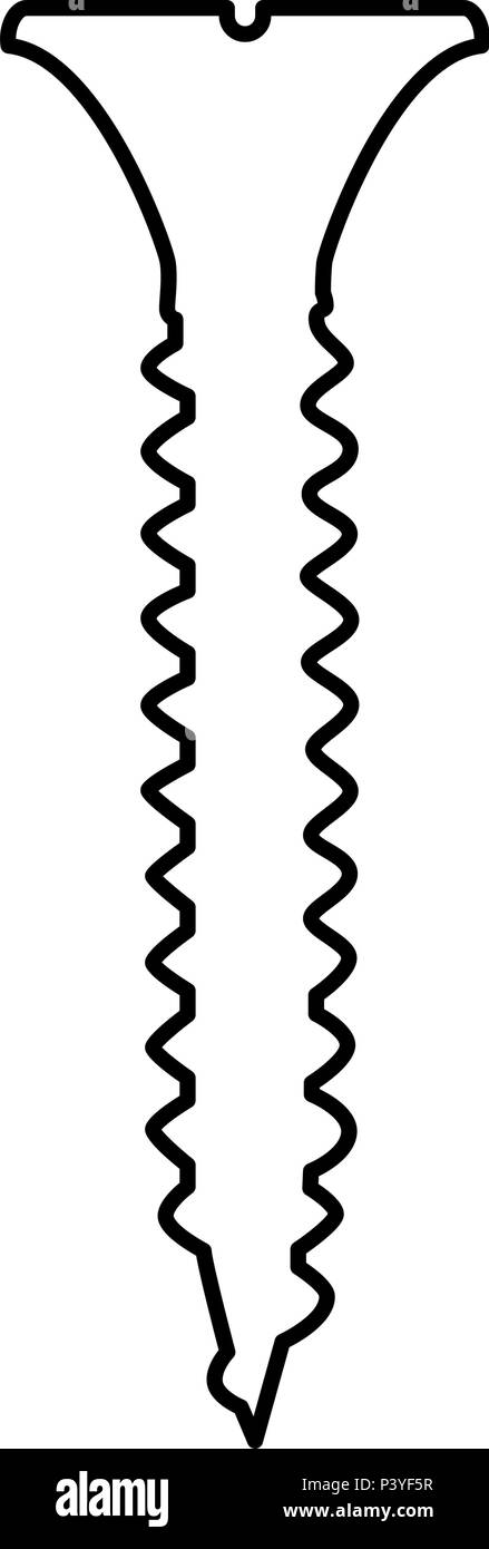 Driving screw Stock Vector Images - Alamy