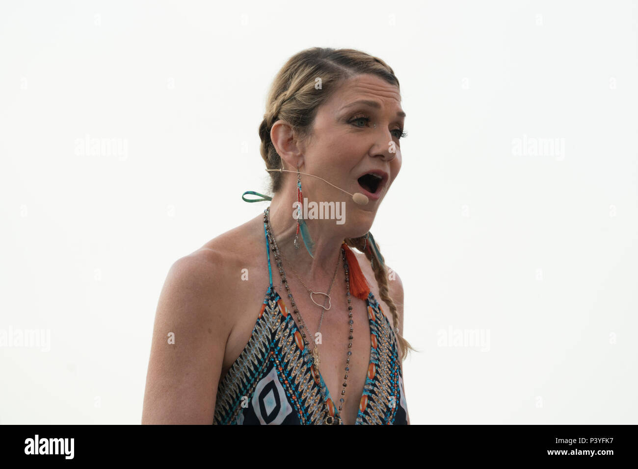 Victoria Clark as Naamah in a performance in Battery Park City’s ...