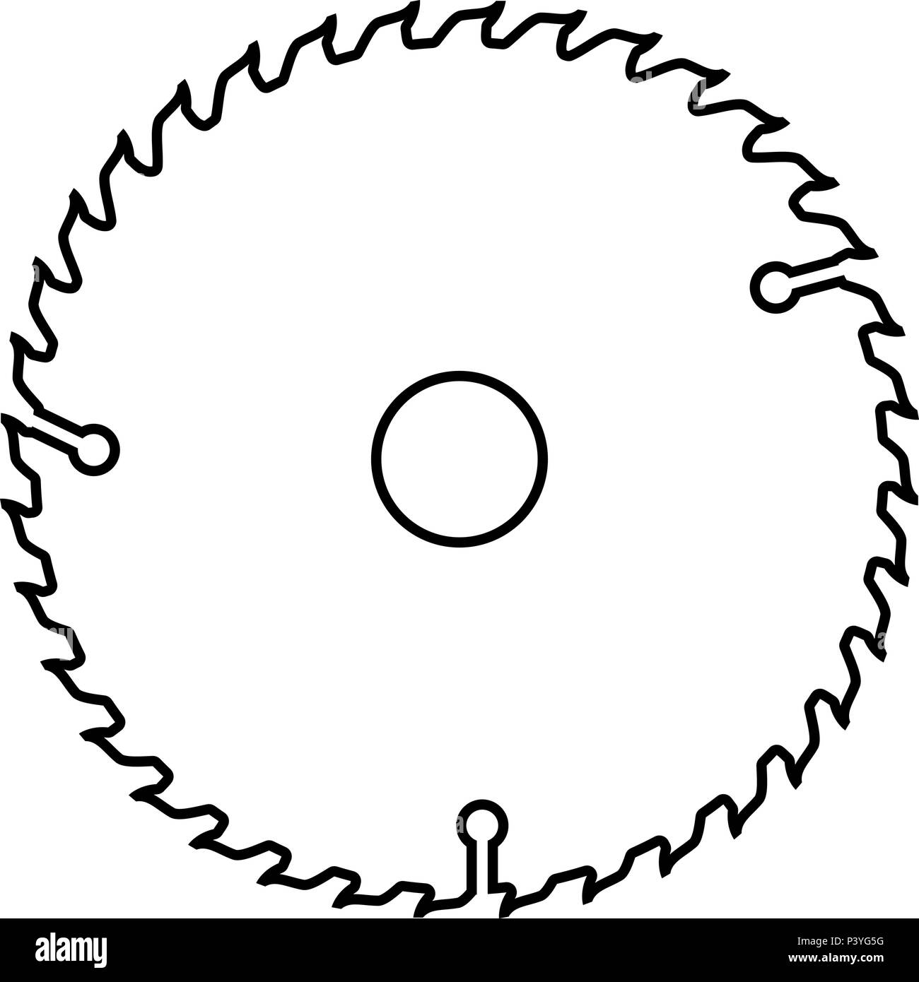 Circular disk icon black color vector I flat style simple image Stock ...