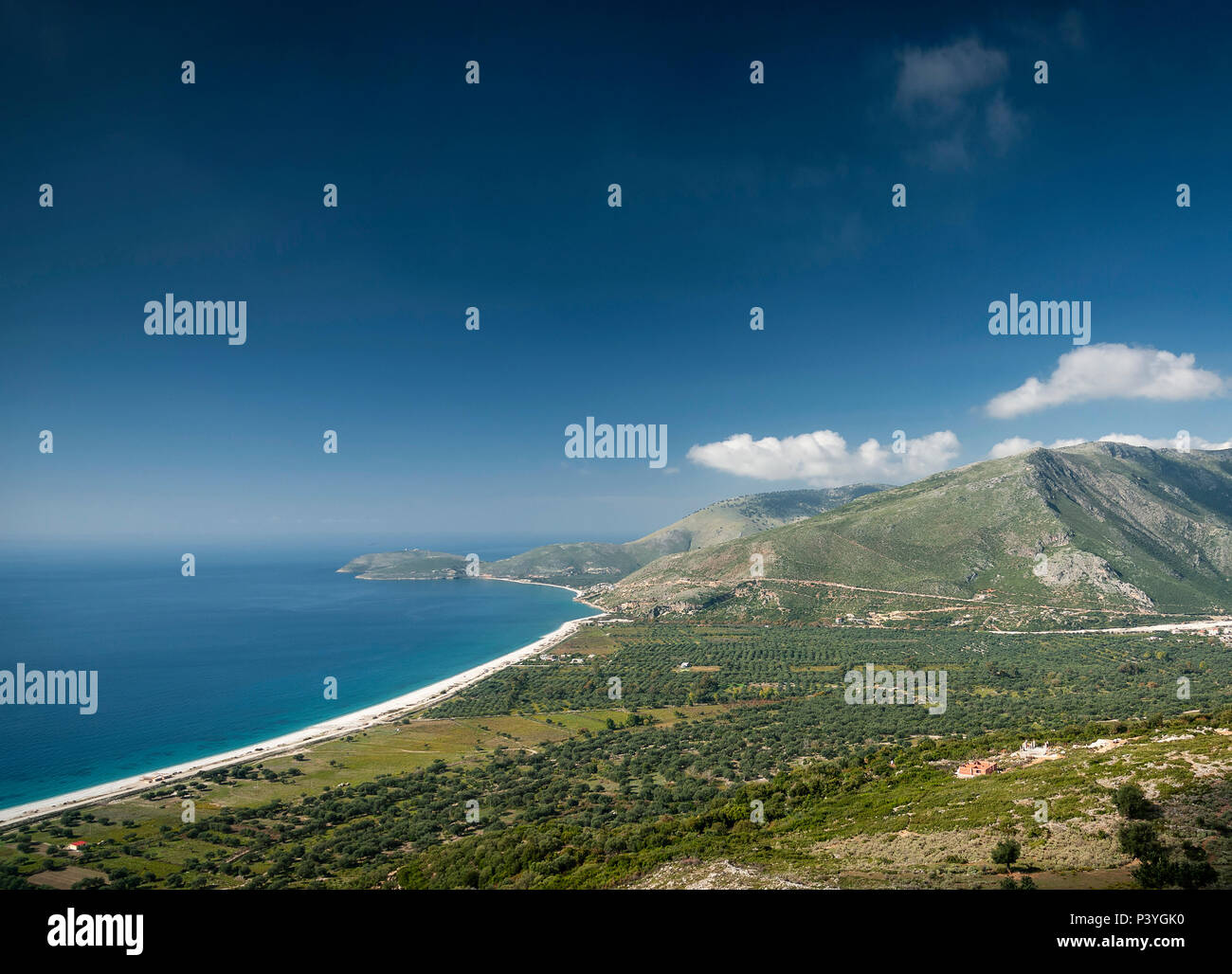 Albania scenic beach mediterranean sea hi-res stock photography and ...
