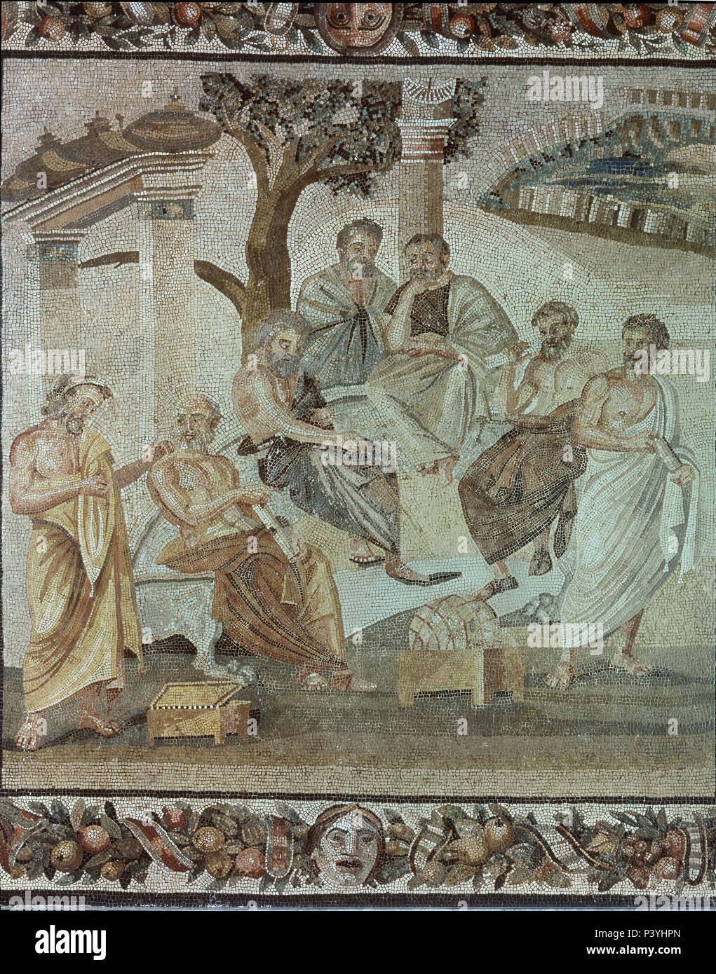 The Philosophers' Mosaic: philosophers attending the Wise Men Assembly ...